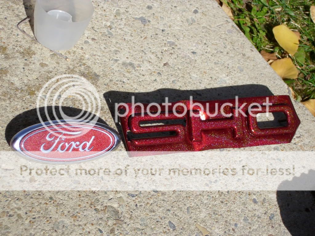 QuinnSHO How To: Custom Painted Ford Emblems | Taurus Car Club of ...