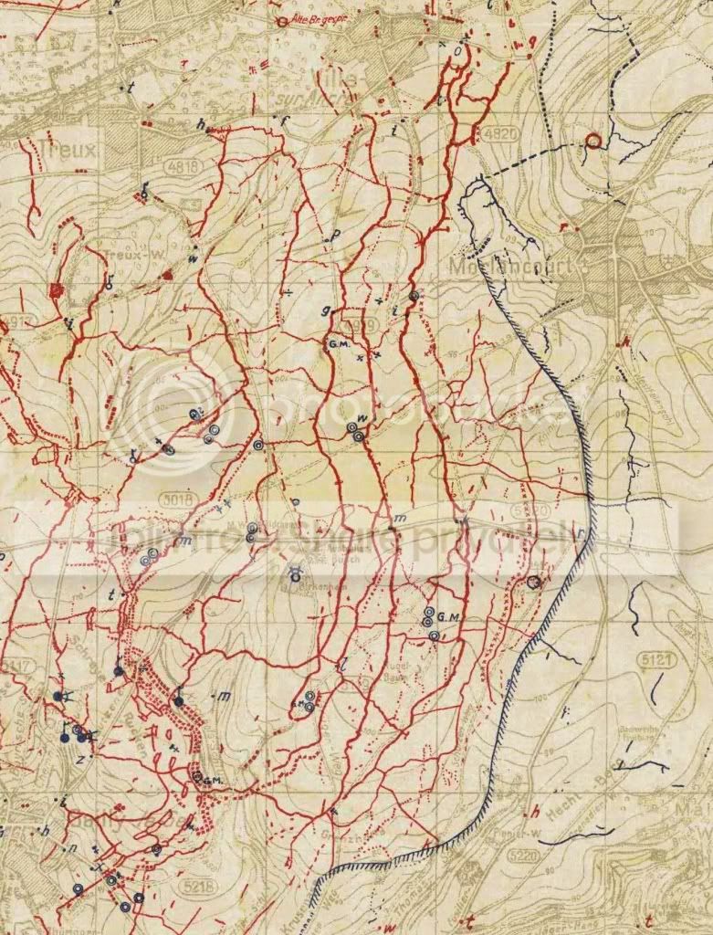 Interpreting german trench maps - The Western Front - The Great War ...
