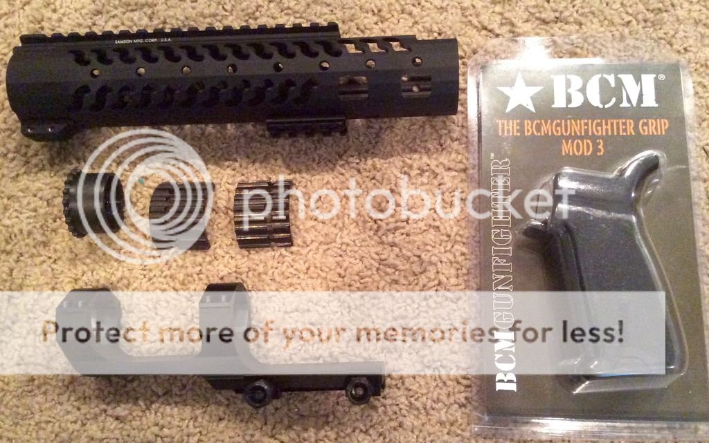 WTS: - Samson evolution 7-ex handguard, pa deluxe extended mount, bcm ...